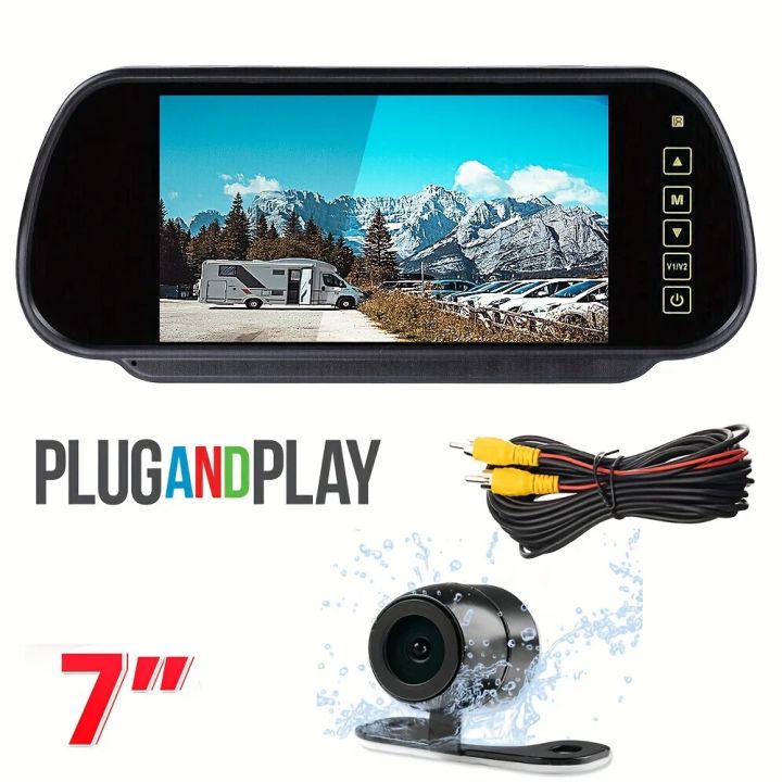 Backup Car Camera Rear View Mirror Monitor Screen System Parking ...