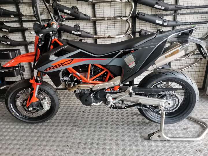 Exhaust KTM 690 SMC R ENDURO 690 Project 79 Slip On Piping Stainless ...