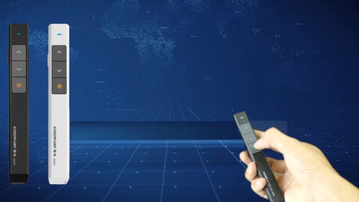 KIMP Laser Pointer Rechargeable Wireless Presenter 2.4Ghz USB ...