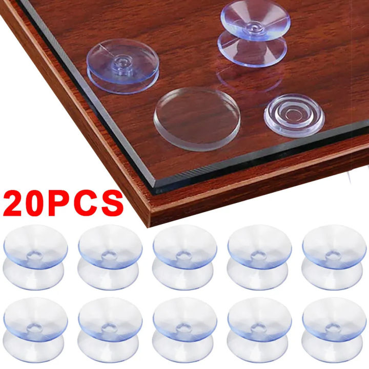 20Pcs Double Sided Suction Cups Transparent Non-slip Sucker Pad For ...