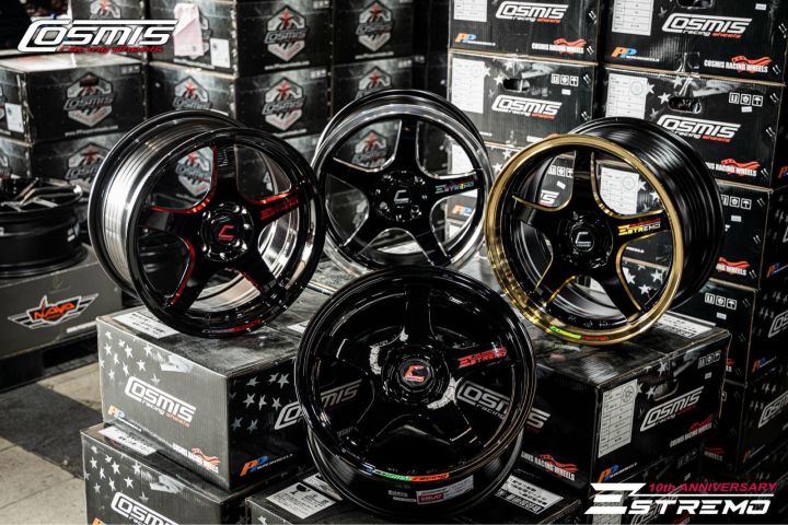 ล้อแม็กซ์ เข้าใหม่ Cosmis estremo ขอบ15 4 รู 100 สวย หรู สปอร์ต อย่างมีสไตล์ คุ้มค่าทนทาน ราคา ...