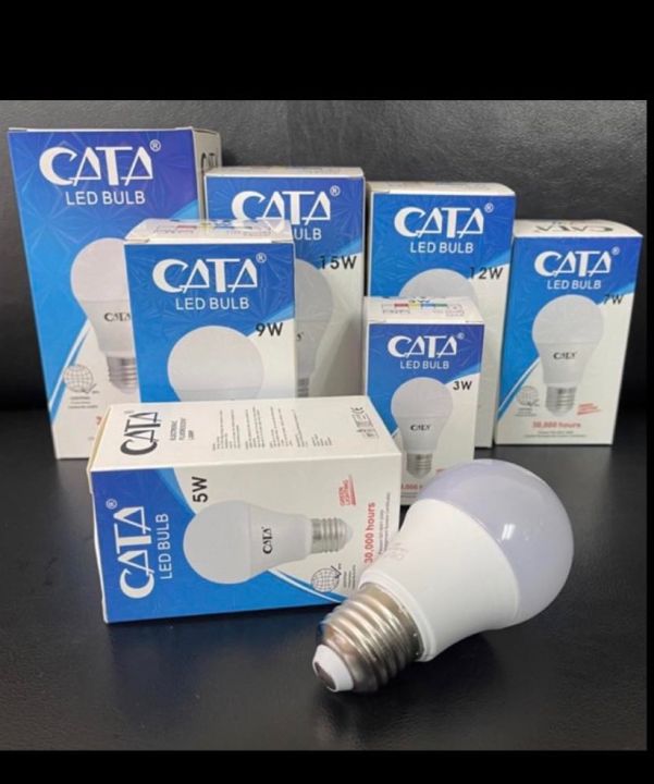 CATA WHITE LED BULB 3 watts,5,7,9,12,15 and 18 wattage | Lazada PH
