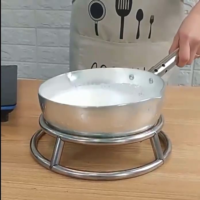 Thick stainless steel steam rack drying tray cooling rack pot holder ...