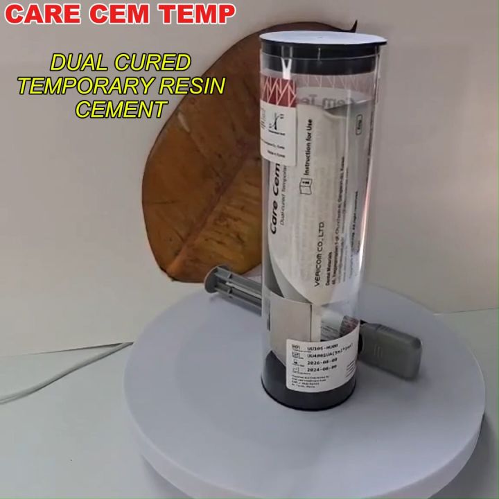Dental Care Cem Temp Dual Cured Temporary Resin Cement | Lazada PH