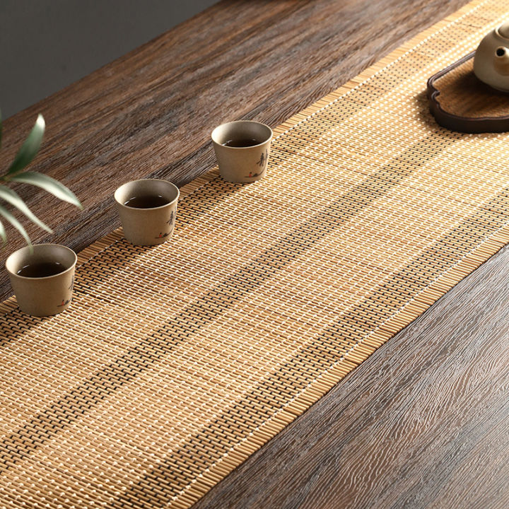 Bamboo Silk Tea Mat Bamboo Mat Tea Mat Tea Curtain New Chinese Zen ...
