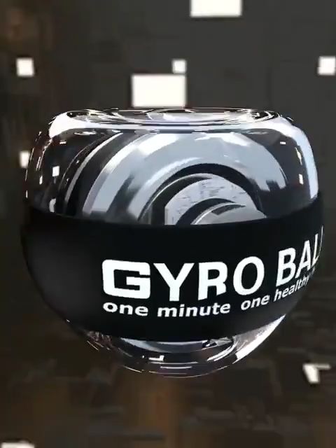 LED Gyro Ball Gyroscope LED Wrist Ball Power Tennis Arm Muscle Force ...