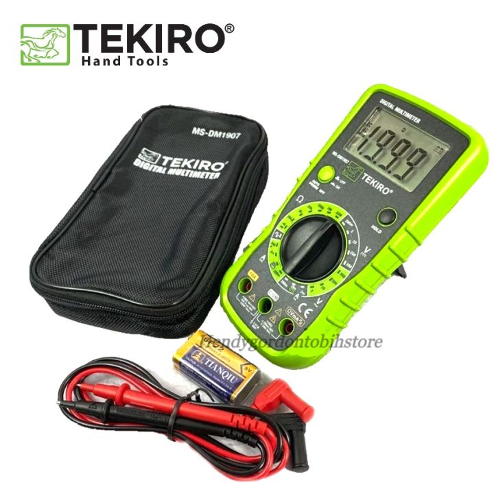 TEKIRO Multitester Digital Multimeter Avometer Multi Tester Digital AC ...