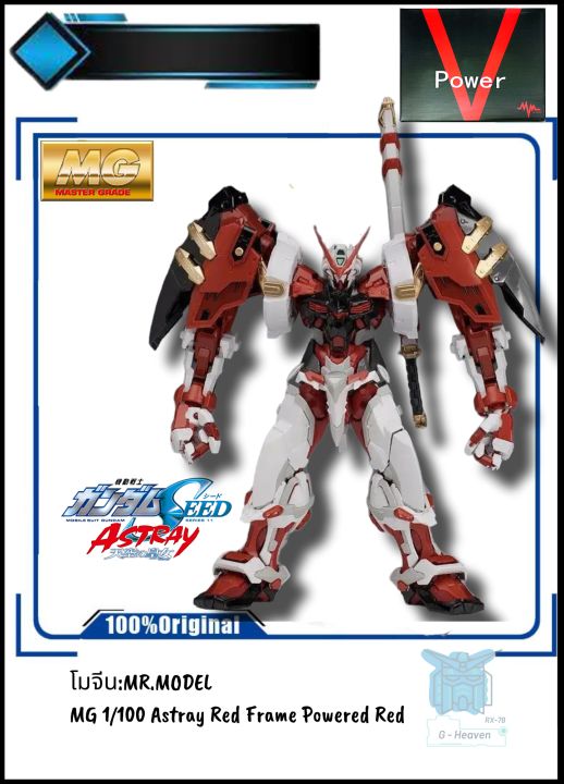 (พร้อมส่ง)[โมจีน:MR.MODEL] MG 1/100 Astray Red Frame Powered Red ...