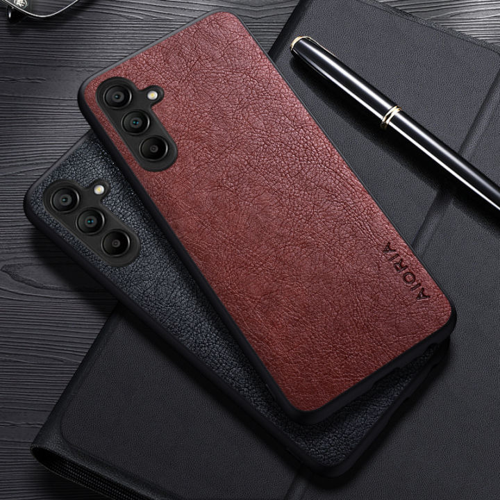 Case For Samsung Galaxy A56 A16 A26 Simple Design Luxury Leather ...