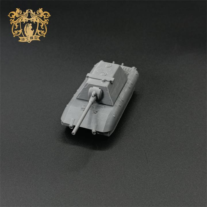 Heavy Tank E-100 a Gun Turret 12.8cm 1/144 Scale 3D Printed Tank Model ...