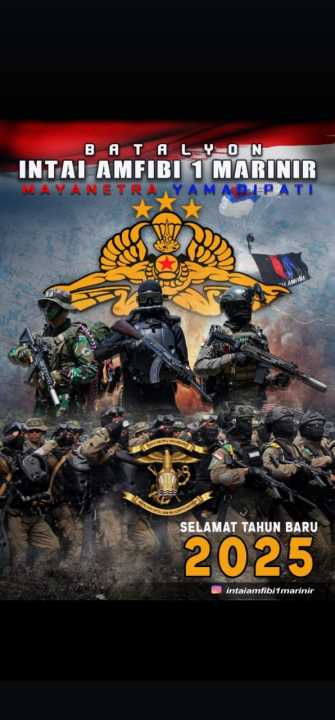 Kalender Dinding TNI AL Marinir Intai Para Amfibi Tahun 2025 | Lazada ...
