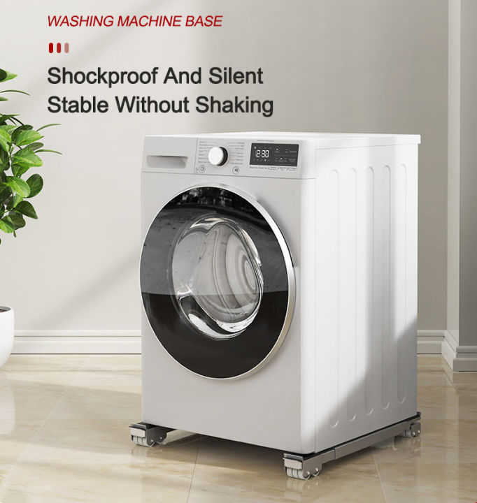 Specool® Washing Machine Base With 360° Wheels / Fridge Roller Holder ...