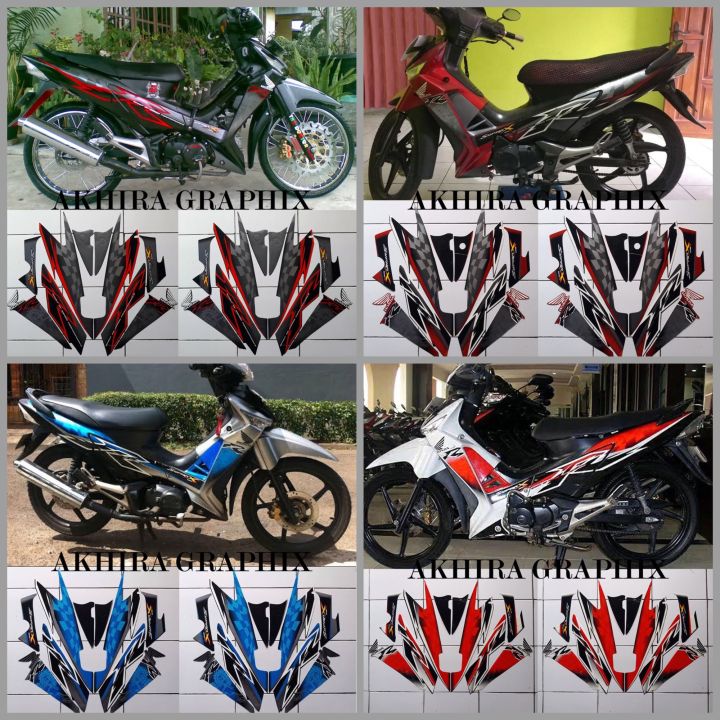 Stiker Striping supra x 125 R batman tahun 2008-2009 | Lazada Indonesia