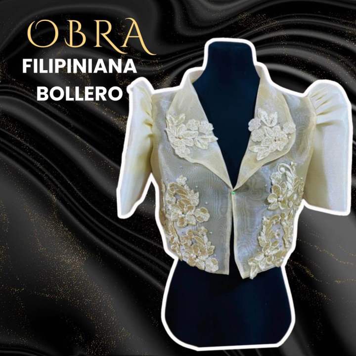 modern Filipiniana Bolero w/patching disign | Lazada PH