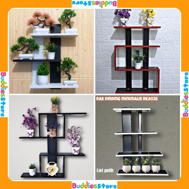 [COD] RAK DINDING KAYU MINIMALIS - RAK PAJANG DINDING KAYU SERBAGUNA ...