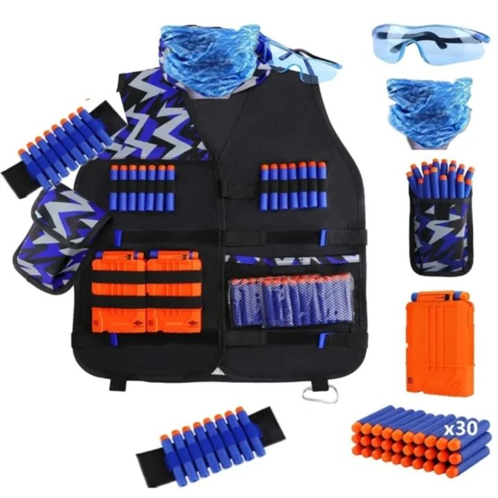 Outdoor Game Kids Tactical Vest Suit Kit for Nf N-Strike Elite Series ...