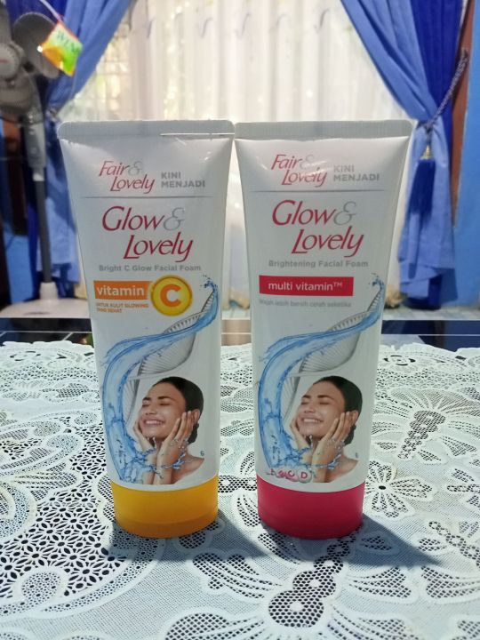 Fair & Lovely - Glow & Lovely Face wash 100 ml | Lazada Indonesia