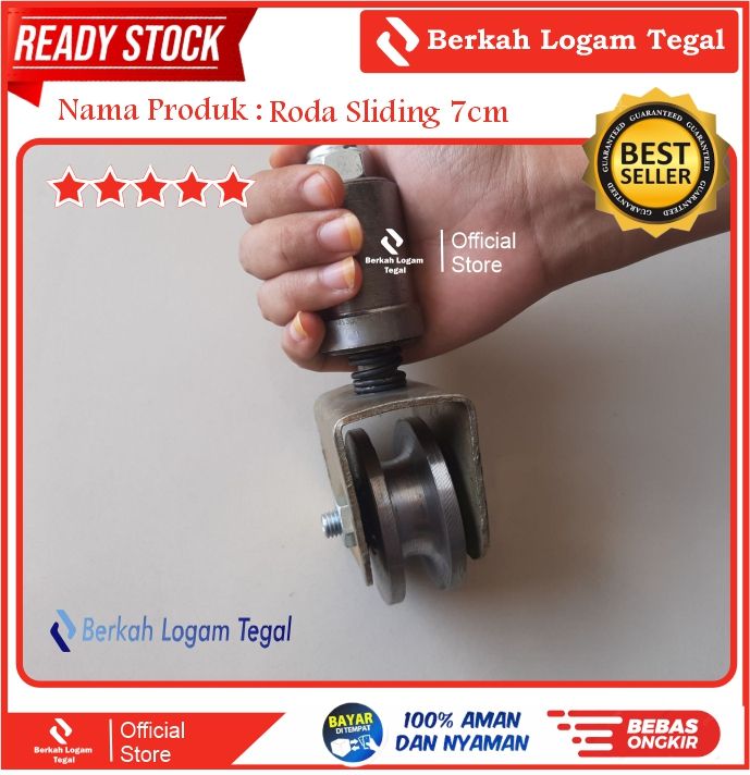 Roda Pintu Pagar Besi Super 7 cm Sistem Roda Pagar Sliding | Lazada ...