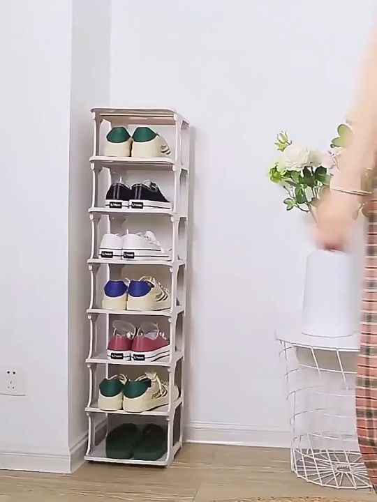 SG Seller Space Saving Shoe Rack Tower HDB BTO Shoe Cabinet Furniture ...