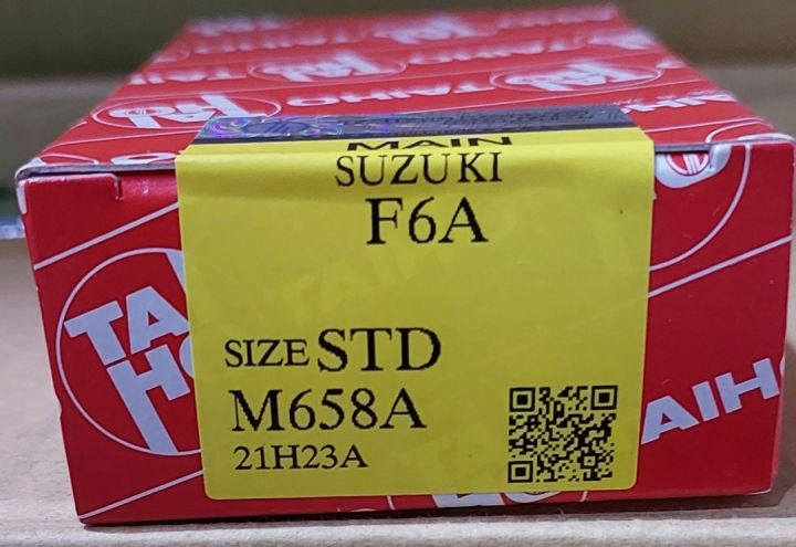 MAIN BEARING SUZUKI MULTICAB F6A STD TAIHO JAPAN | Lazada