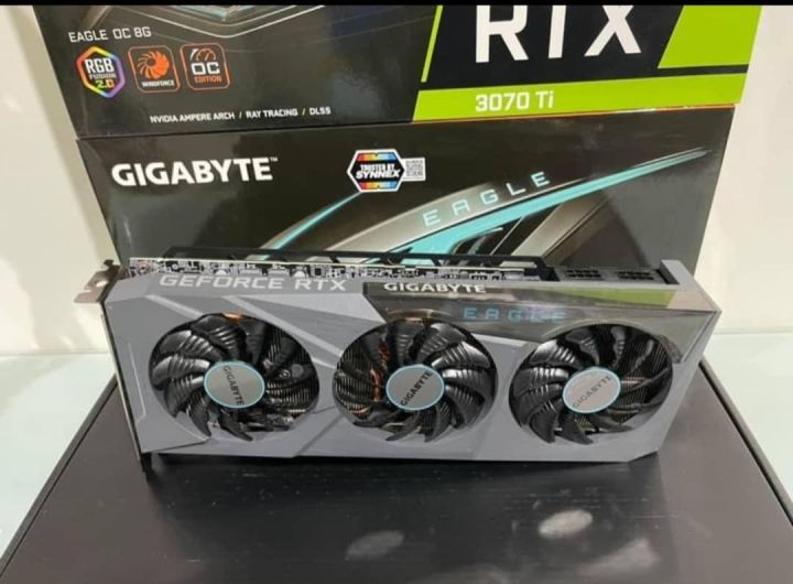 GIGABYTE Eagle GeForce RTX 3070 Ti 8GB GDDR6X PCI Express 4.0 ATX Video ...