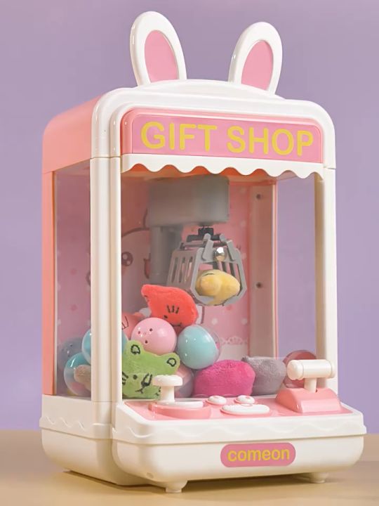 Mainan Anak Claw Machine Kartun Otomatis Mesin Tangkap Boneka Dengan ...