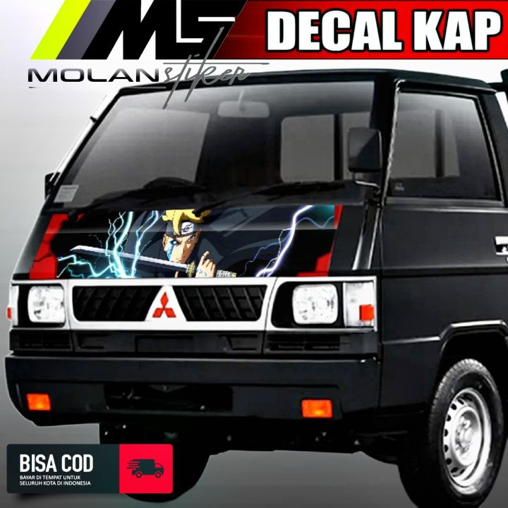 Decal Sticker Striping Variasi Kap/Kabin L300 Pickup - Decal Kabin ...