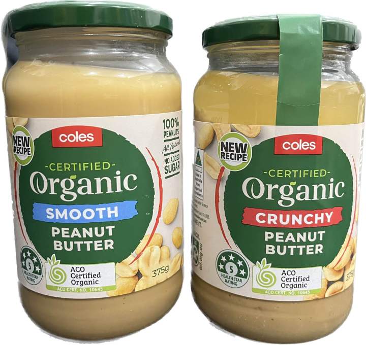 COLES Organic peanut Butter - Smooth / Crunchy 375G | Lazada PH