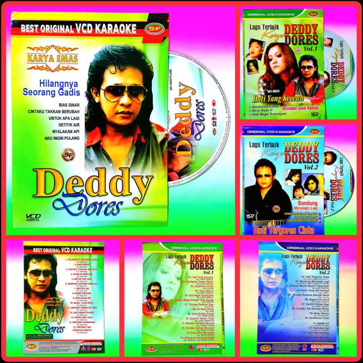 KASET VIDEO VCD ORIGINAL LAGU KARAOKE DEDDY DORES 3 DISC LENGKAP ...