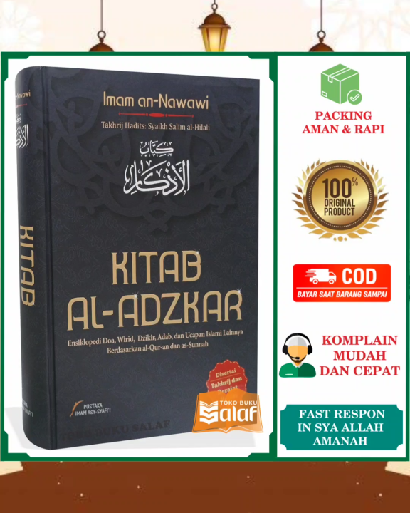 Kitab Al-Adzkar ORIGINAL Versi TAKHRIJ Syaikh Salim Al-Hilali ...