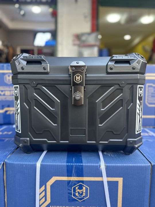 HARD PLASTIC TOP BOX for Motorcycle WITH FREEBIES | Lazada PH