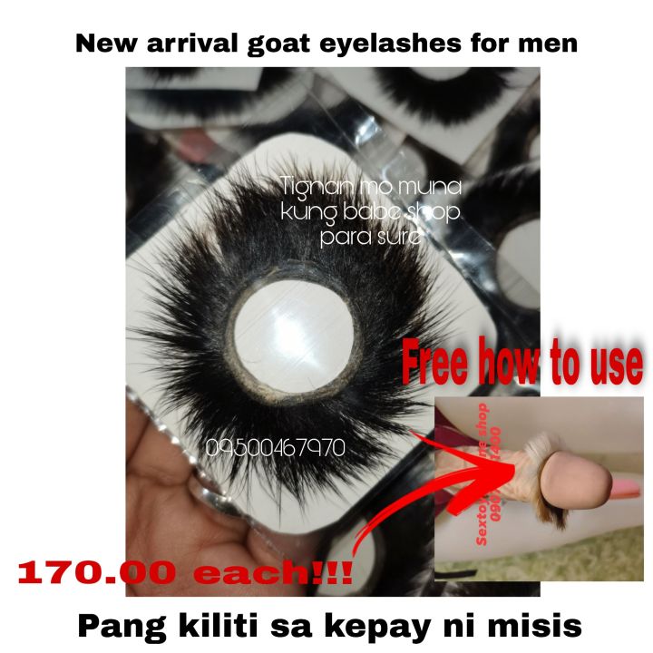 solid makapal balahibo Pilik mata ng kambing for men | Lazada PH