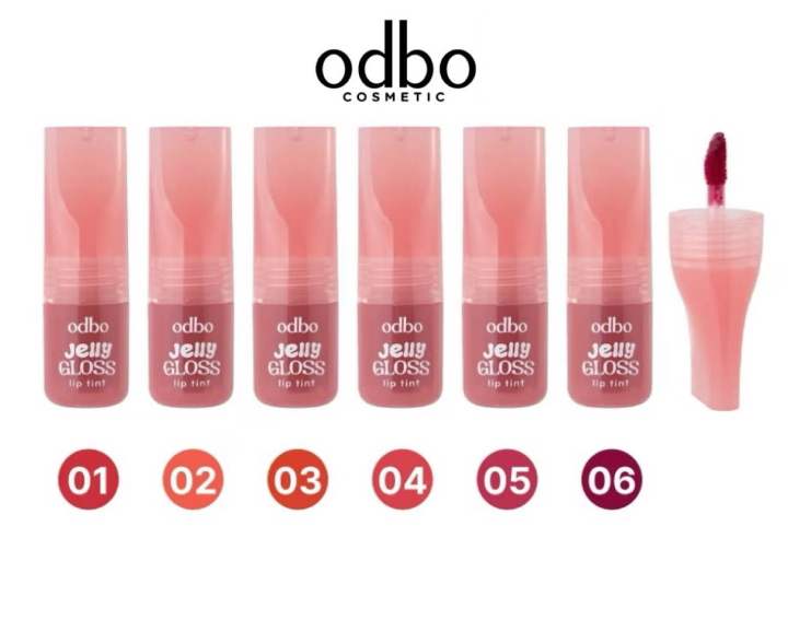 ODBO JELLY GLOSS LIP TINT โอดีบีโอ เจลลี่ กลอส ลิป ทิ้นท์ OD5010 | Lazada.co.th