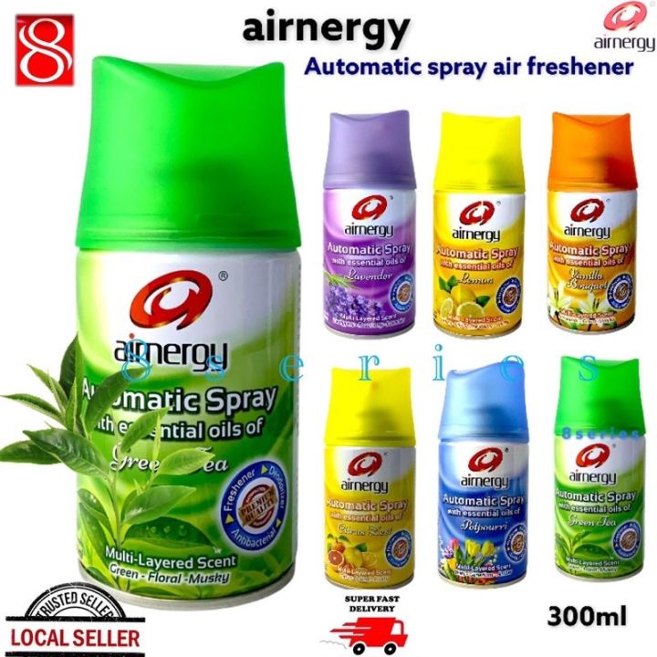 Airnergy Automatic Air Freshener Spray Refill 180g for lemongrass and ...