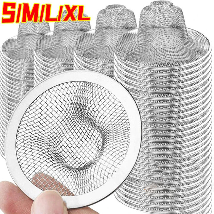 Stainless Steel Sink Filter Kitchen Bathroom Floor Drain Mesh Filters ...