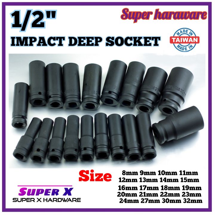 8mm-32mm 6PT GERMANY EXTRA LONG IMPACT DEEP SOCKET/IMPACT DEEP SOCKET ...