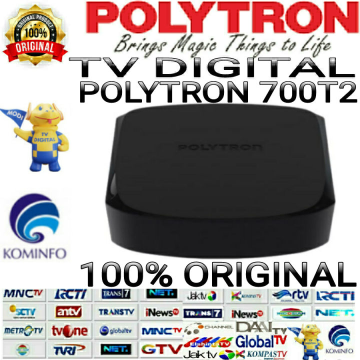 set top box Polytron tv digital tanpa biaya bulanan 1080 full hd tv ...