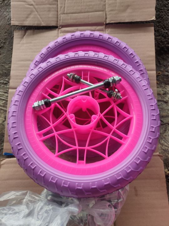pelek sepeda ukuran 12 inci ban luar tubeless atau ban mati,komplit ...