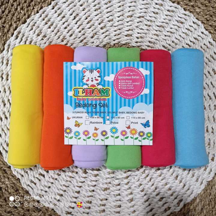 BEDONG BAYI NEWBORN ILHAM RAINBOW BANYAK WARNA/PERNEL BAYI BARU LAHIR ...