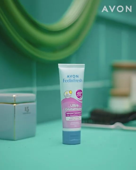 AVON Feeling Fresh Power Antibacterial Quelch Deodorant Cream Buy 1 Get ...