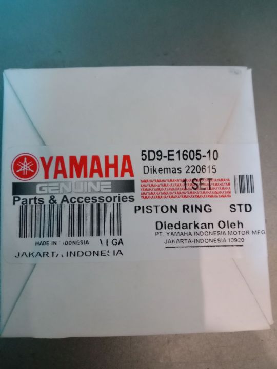 Yamaha genuine PISTON RING STD for Yamaha vega Yamaha sigth) no.5D9 ...