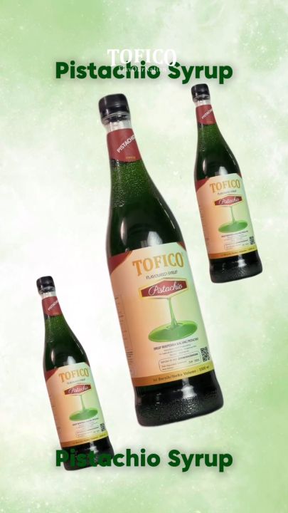 Tofico Syrup Pistachio 1 Liter - Sirup Minuman Rasa Postachio Original ...