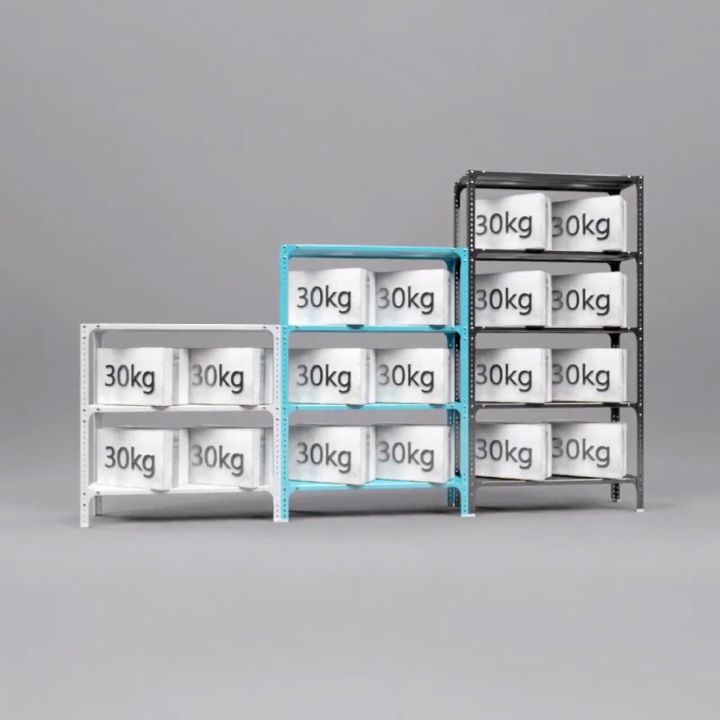 Rak besi 3/4/5/6 susun Rak gudang Serbaguna 120x40x200cm Rak Logam Rak ...