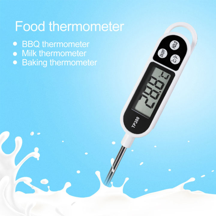 TP300 Digital Food Thermometer LCD Display Electronic Food Probe ...