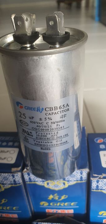 capacitor original gree Daikin York Panasonic midea all ac can use | Lazada