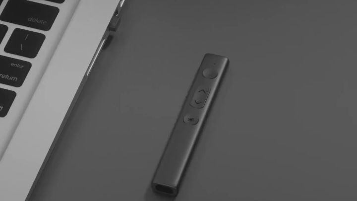 KIMP 2.4GHz Laser Pointer Wireless Chargeable PowerPoint Clicker Remote Control PPT Presenter ...