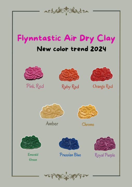 Flynntastic Air Dry Clay FADC new color 2024 | Lazada PH