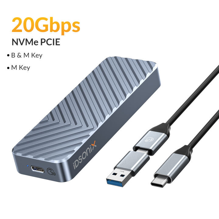 iDsonix M.2 SSD Enclosure NVMe SATA Enclosure Dual Protocols Hard Drive ... iDsonix M.2 SSD Enclosure NVMe SATA Enclosure Dual Protocols Hard Drive ...