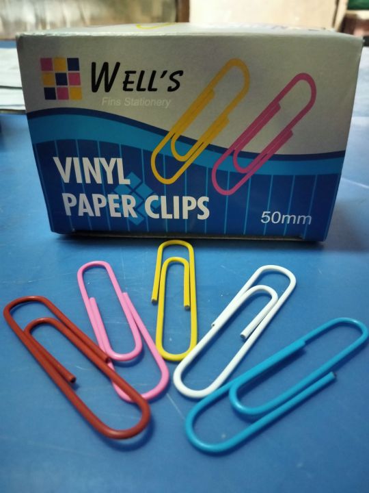 VINYL PAPER CLIP ASSORTED COLOR 50mm | Lazada PH