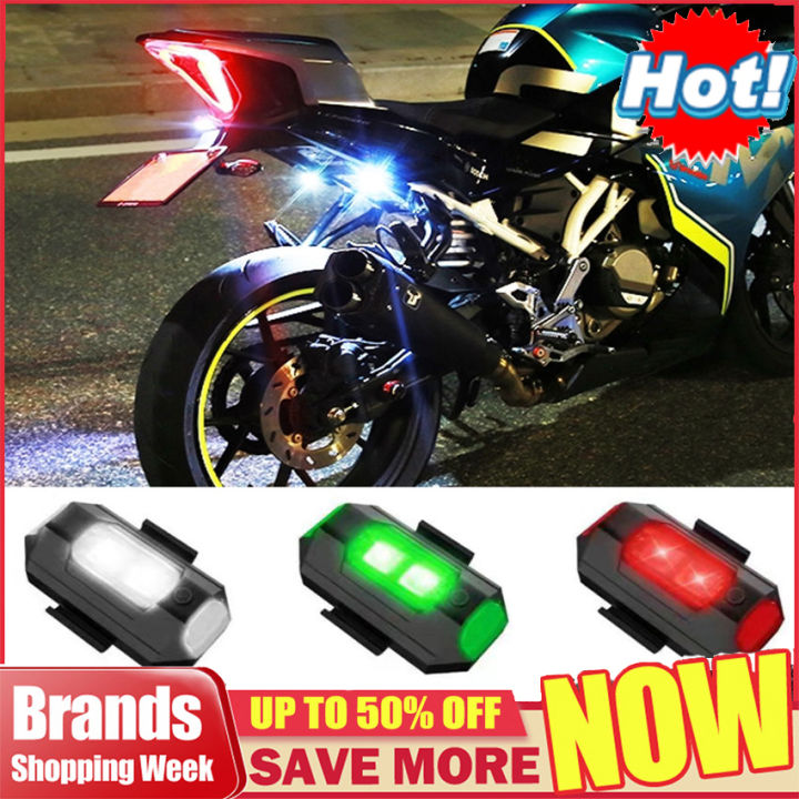 💡Fast Delivery💡Rechargeable Strobe Lights Motorcycle Modified LED Flash ...